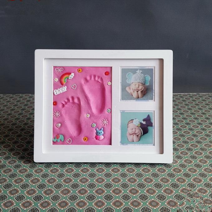 Ornament Keepsake Picture Frame 28X23CM Handprint and Footprint Frame Kit