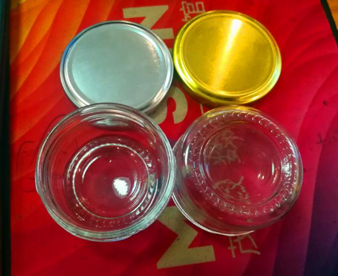 High Transparent Glass Caviar Packaging Jar 1oz 50-60gram FDA Approved