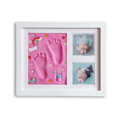 Ornament Keepsake Picture Frame 28X23CM Handprint and Footprint Frame Kit