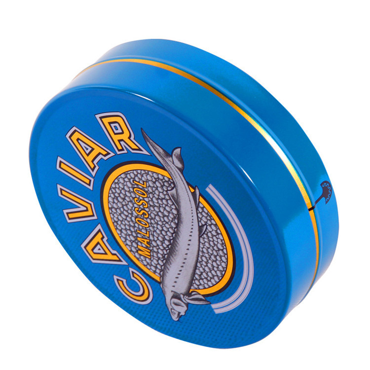125g 250g Caviar Packaging Tin Box Can Custom Color ISO 9001 Approved