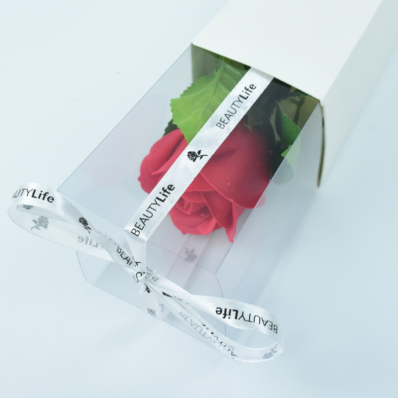 Nice Design Single Rose Flower Box With Different Color And Ribbon For ...